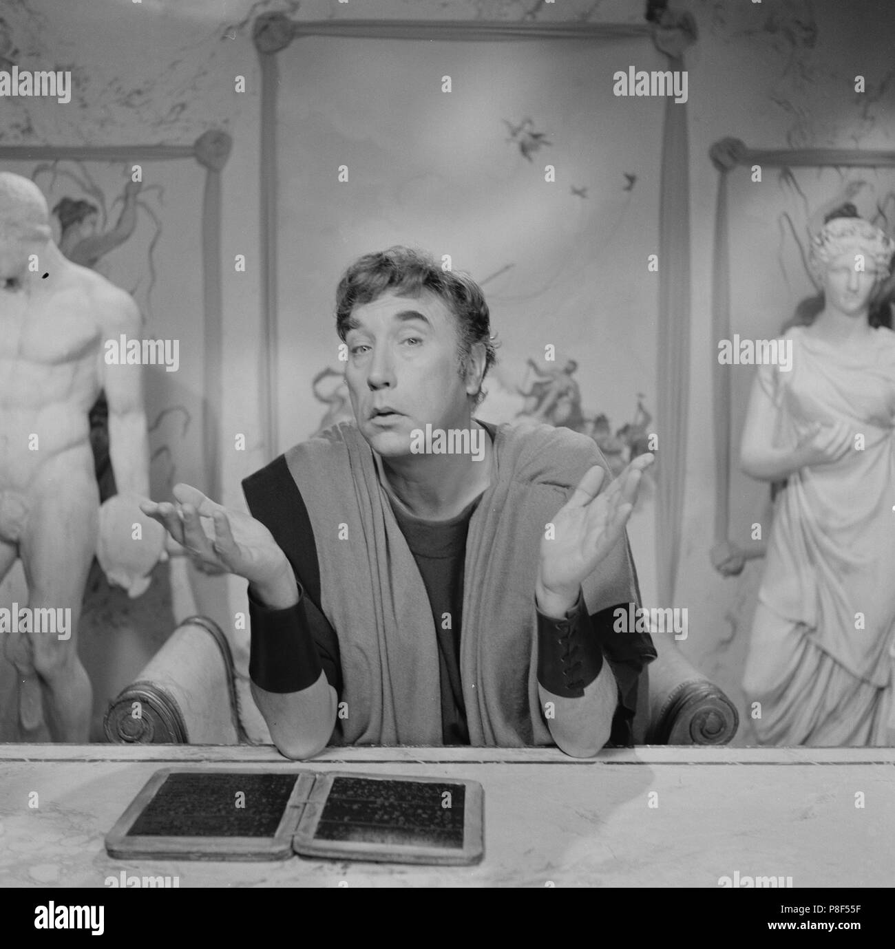 Up Pompeii (1971) Frankie Howerd, Date: 1971 Stock Photo - Alamy