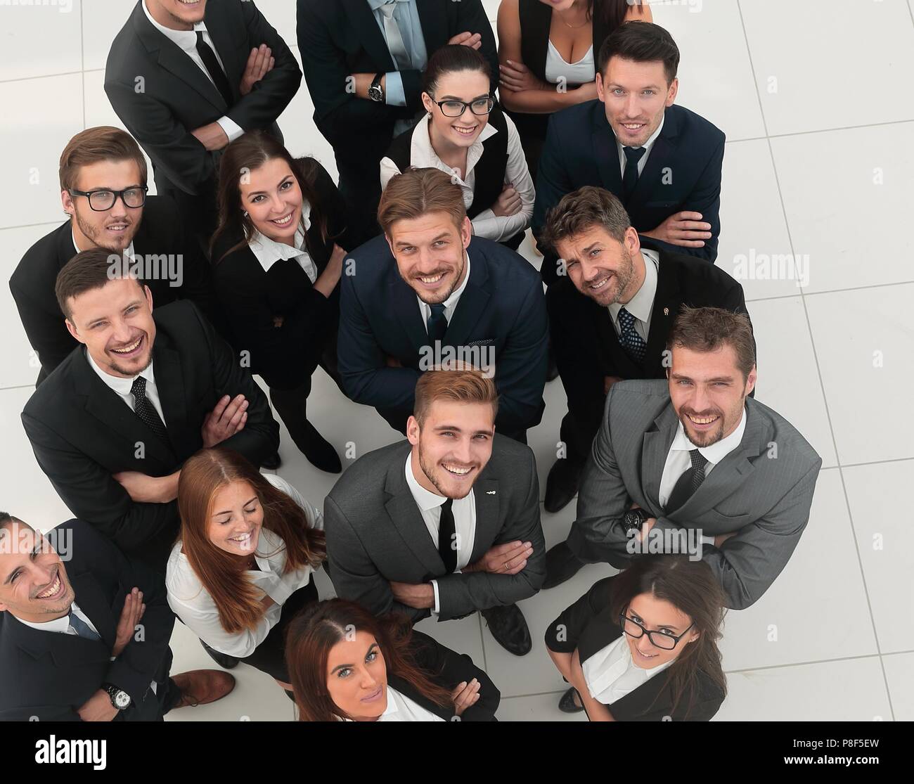 closeup. professional large business team Stock Photo - Alamy