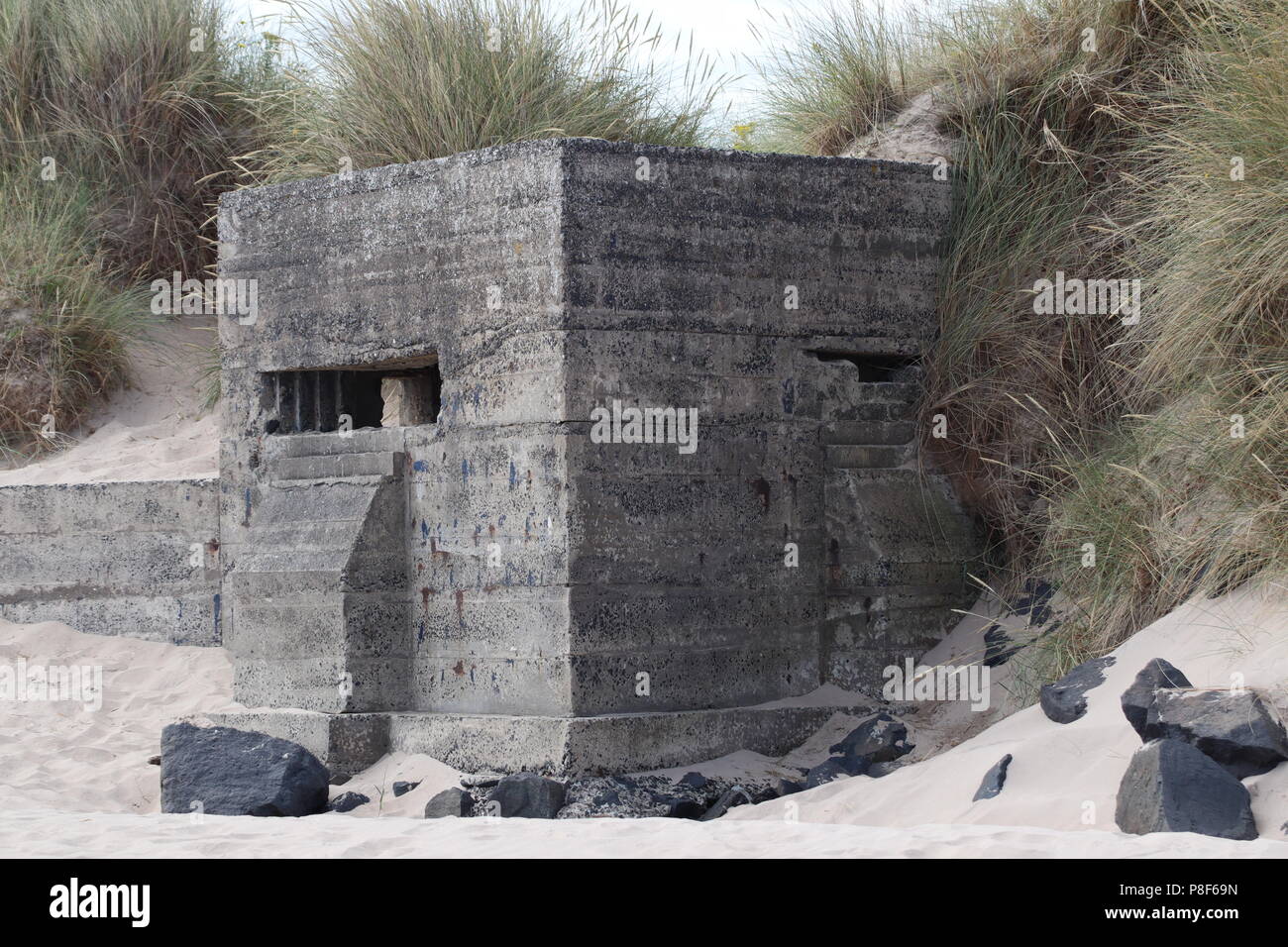 World War 2 Bunker Stock Photo - Alamy