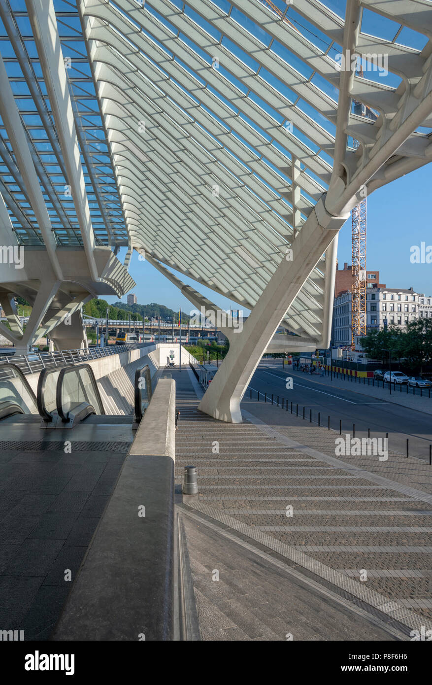 Liege Guillemins Station in Belgium, Architect Santiago Calatrava Stock ...