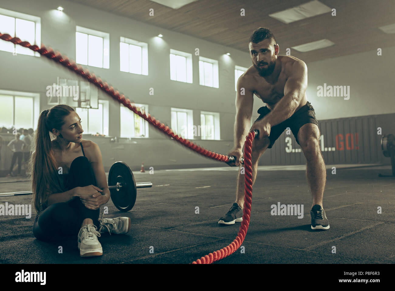 Rope muscular hi-res stock photography and images - Alamy