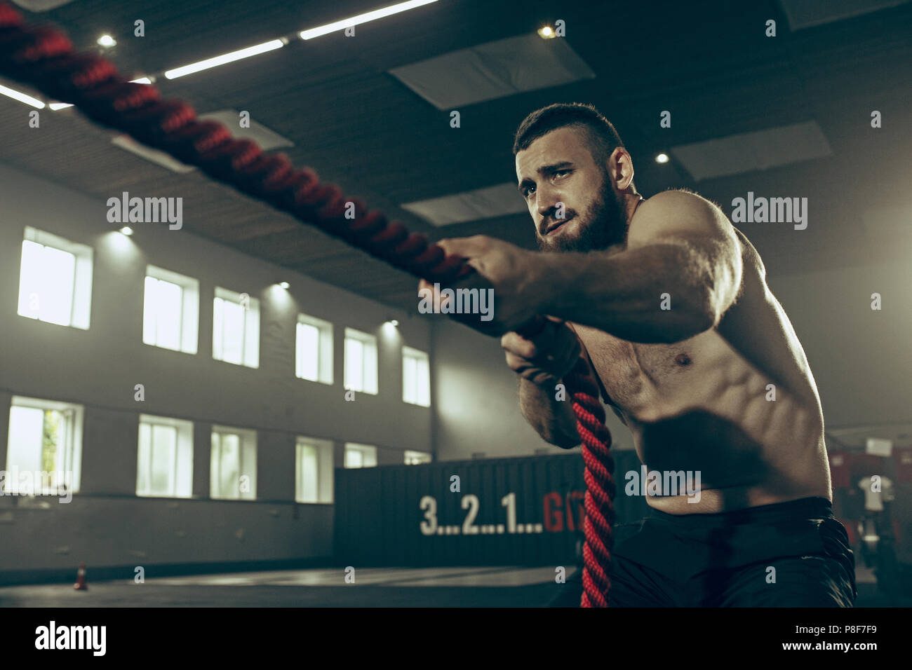 Rope muscular hi-res stock photography and images - Alamy