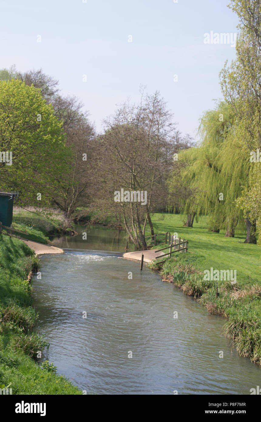 Shefford Village River Flit, Bedfordshire Stock Photo - Alamy