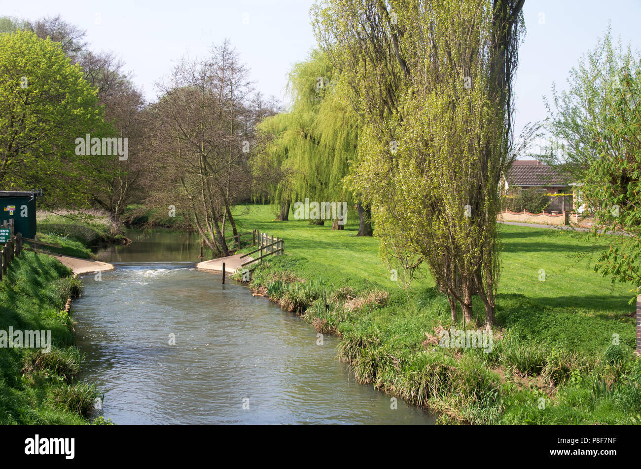 Shefford Village River Flit, Bedfordshire Stock Photo - Alamy