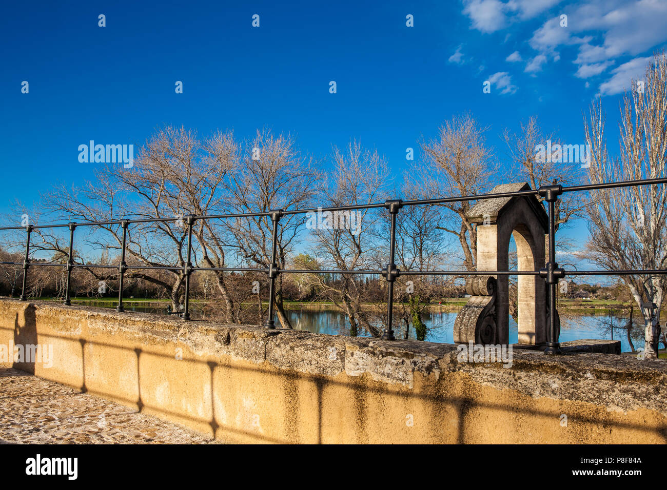 Famous Avignon Bridge also called Pont Saint-Benezet at Avignon France ...