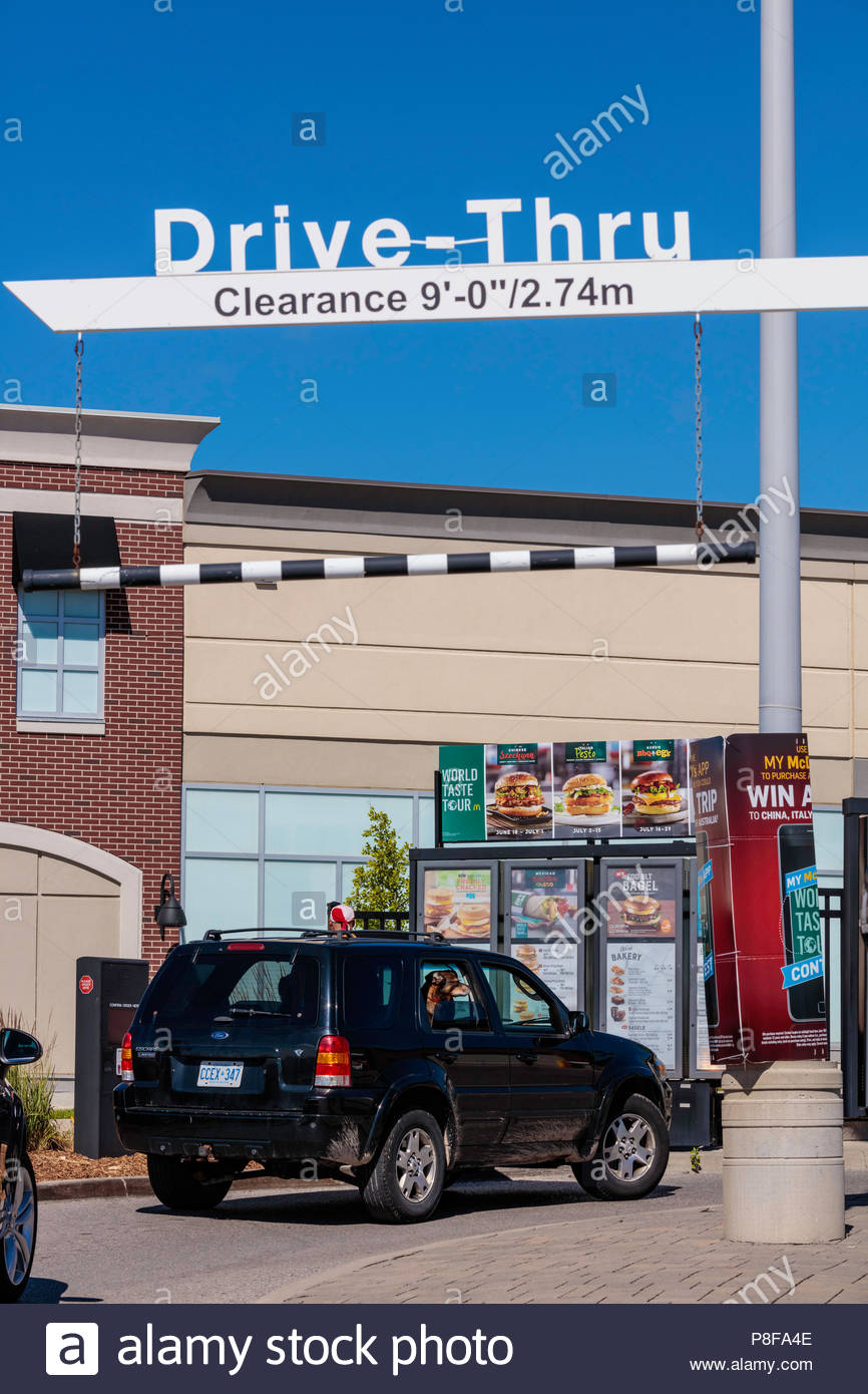 Drive Thru Mcdonalds Restaurant High Resolution Stock Photography and ...
