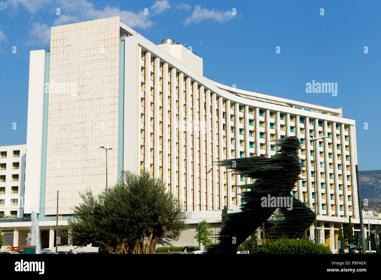 Hilton hotel in Athens Stock Photo - Alamy