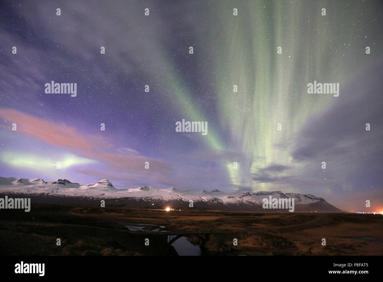 The Northern Lights Stock Photo - Alamy