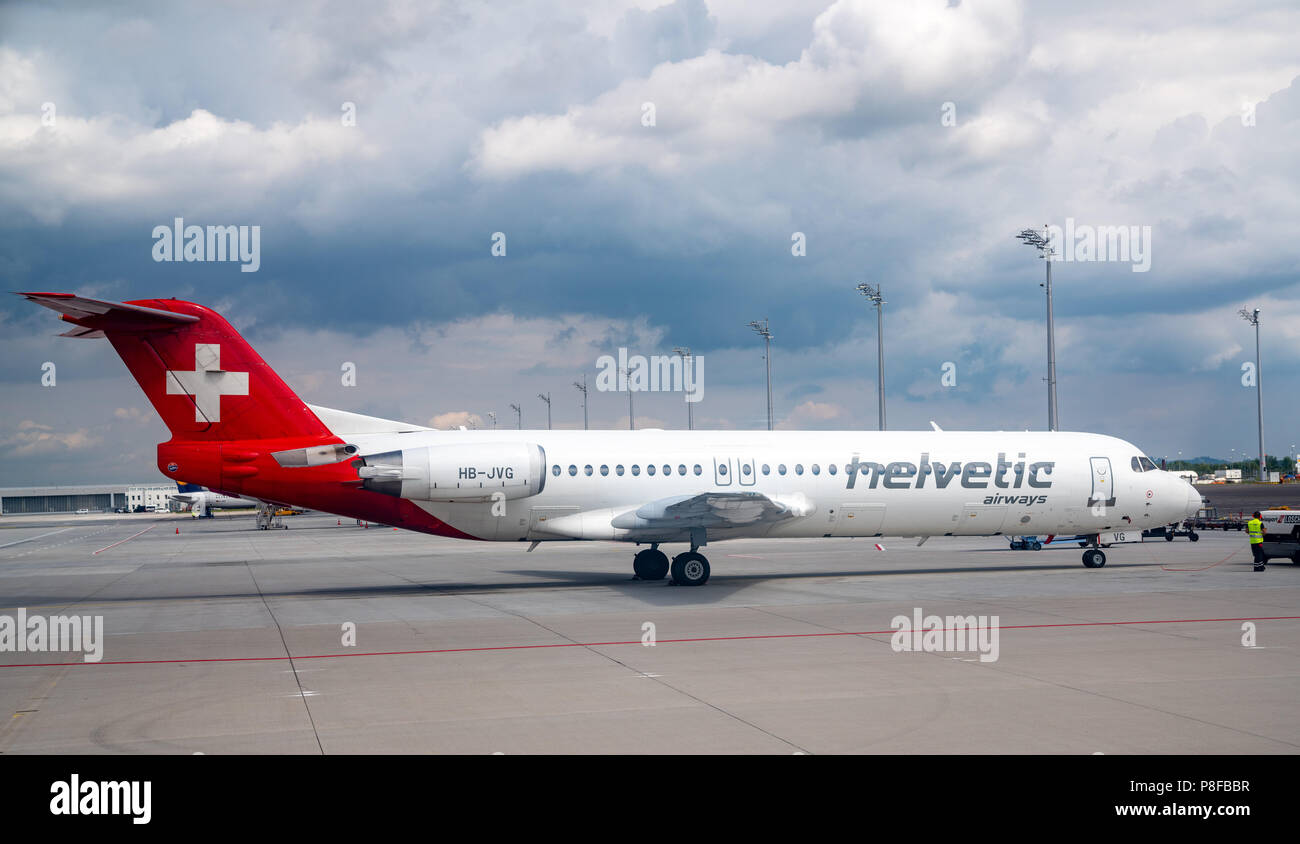 Helvetic aircraft hi-res stock photography and images - Alamy