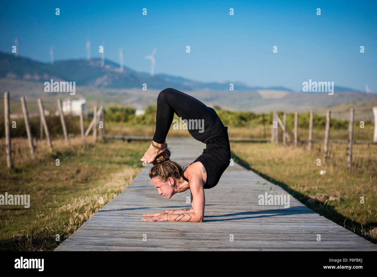 Scorpion Yoga Pose