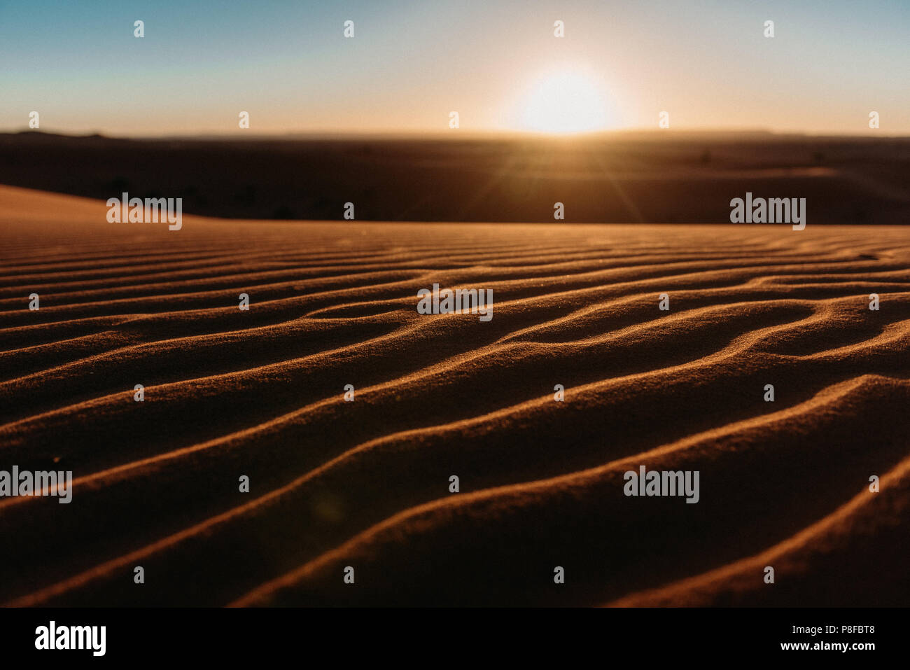Ripples in the sand, Sahara desert, Morocco Stock Photo - Alamy