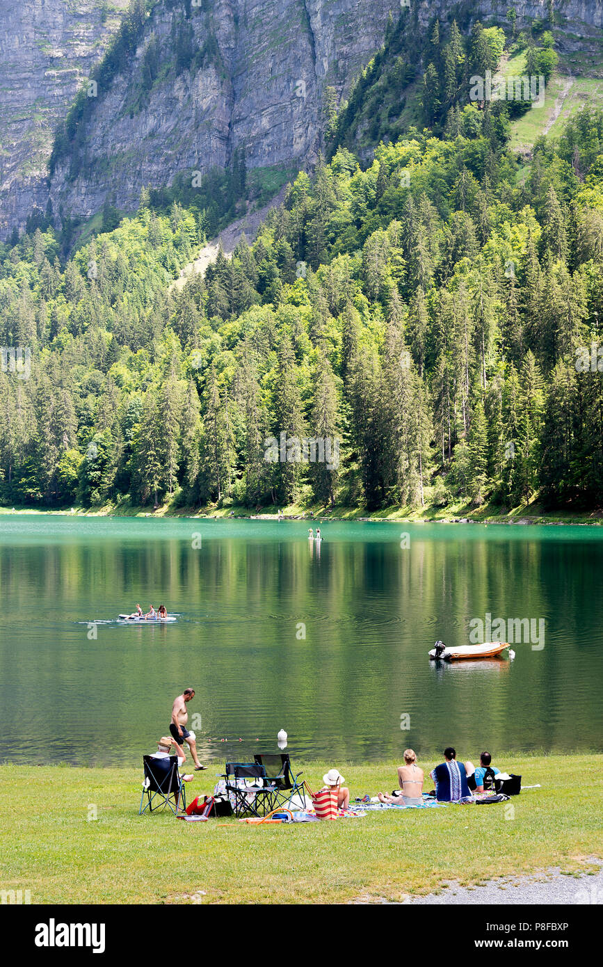 Montriond lake hi-res stock photography and images - Alamy