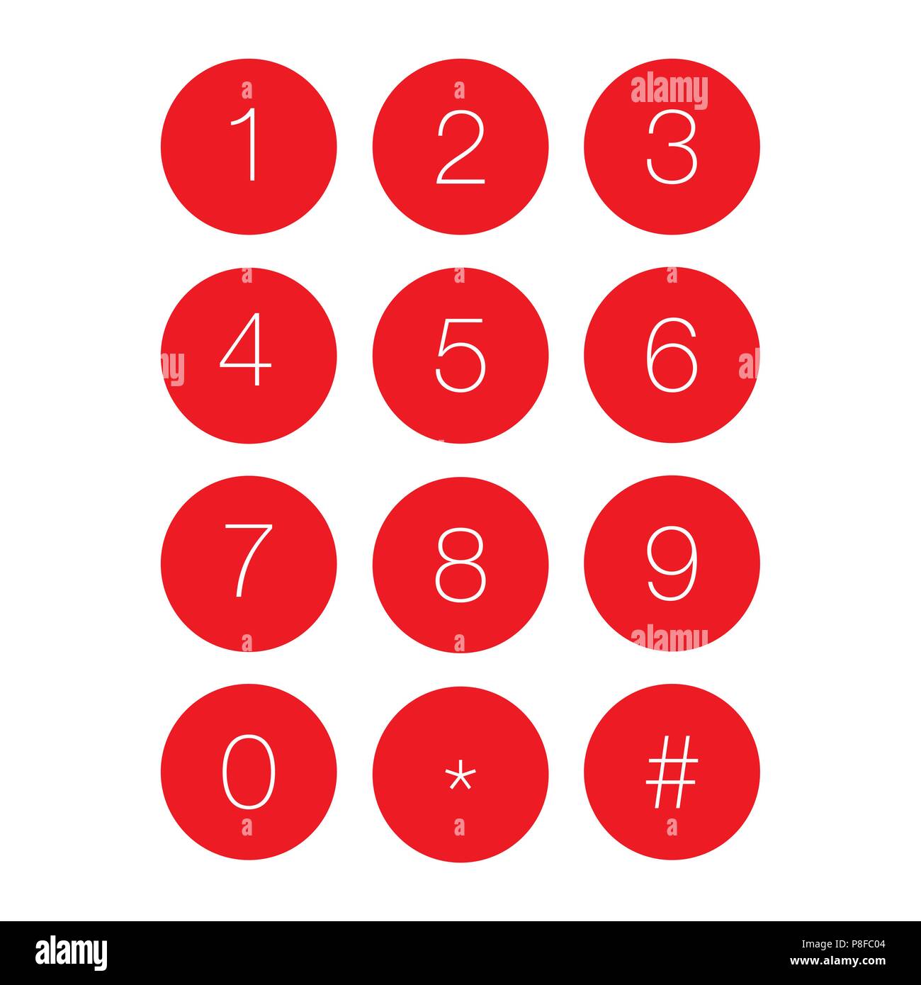 Number circle hi-res stock photography and images - Alamy