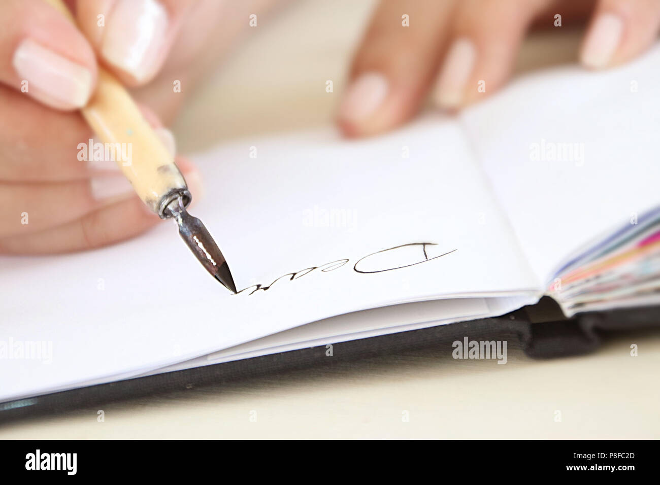 Handwriting pen hi-res stock photography and images - Alamy