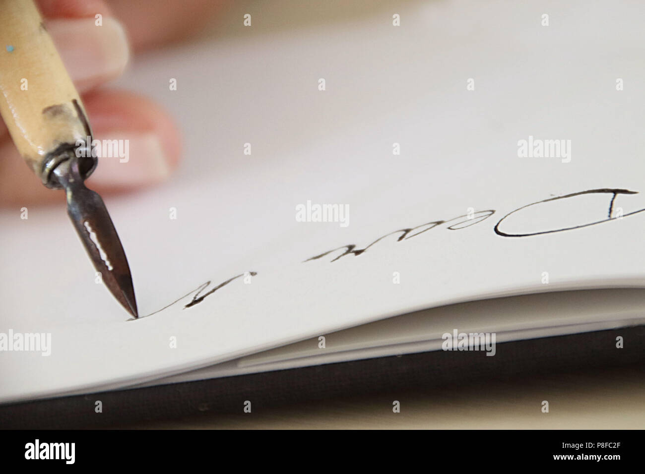 Handwriting pen hi-res stock photography and images - Alamy