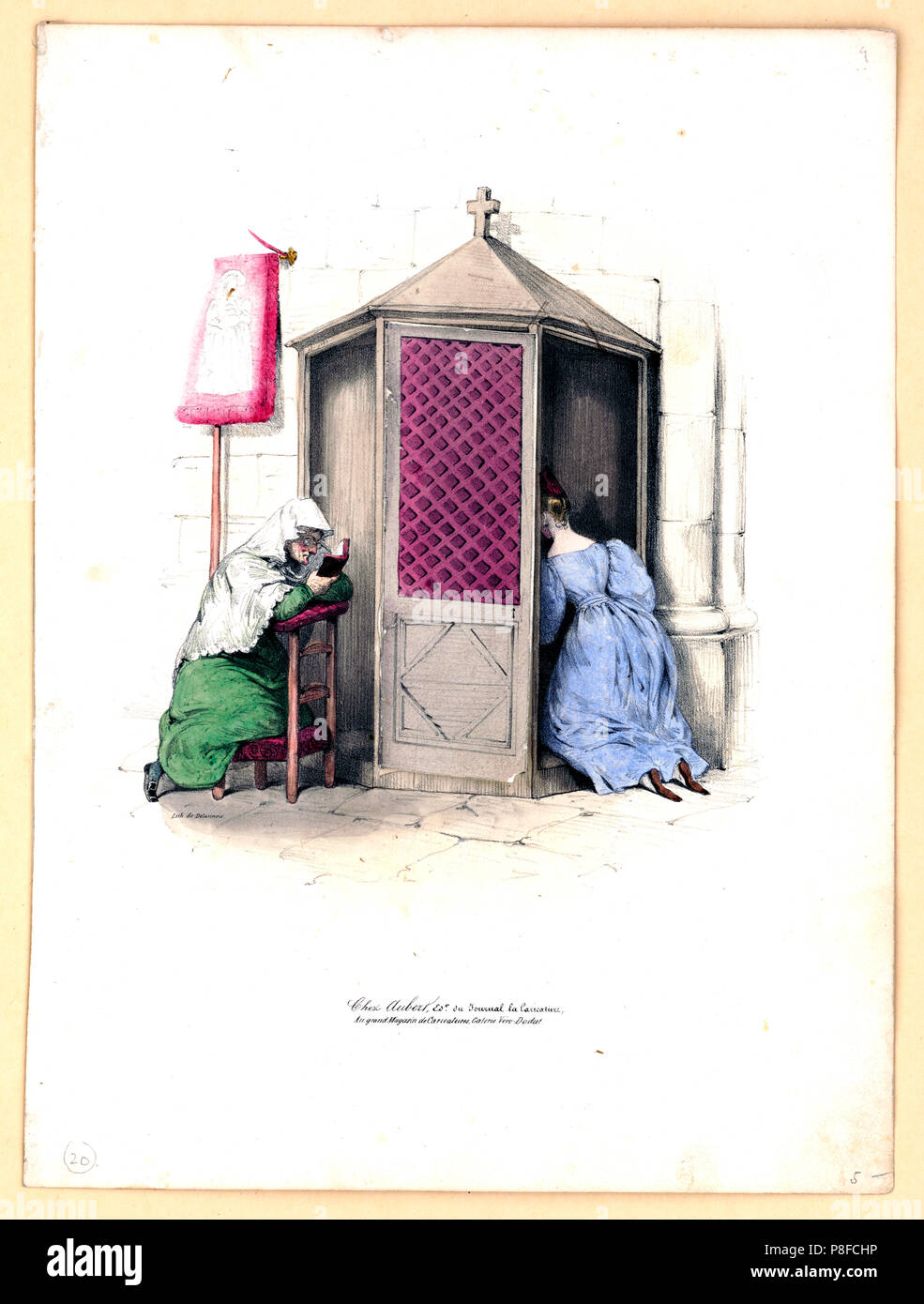 Priest confession booth hi-res stock photography and images - Alamy