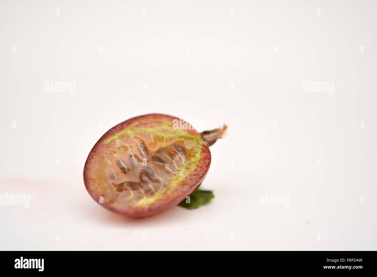 Red gooseberry Hinnonmäki, delicious inside with a tangy outer skin ...