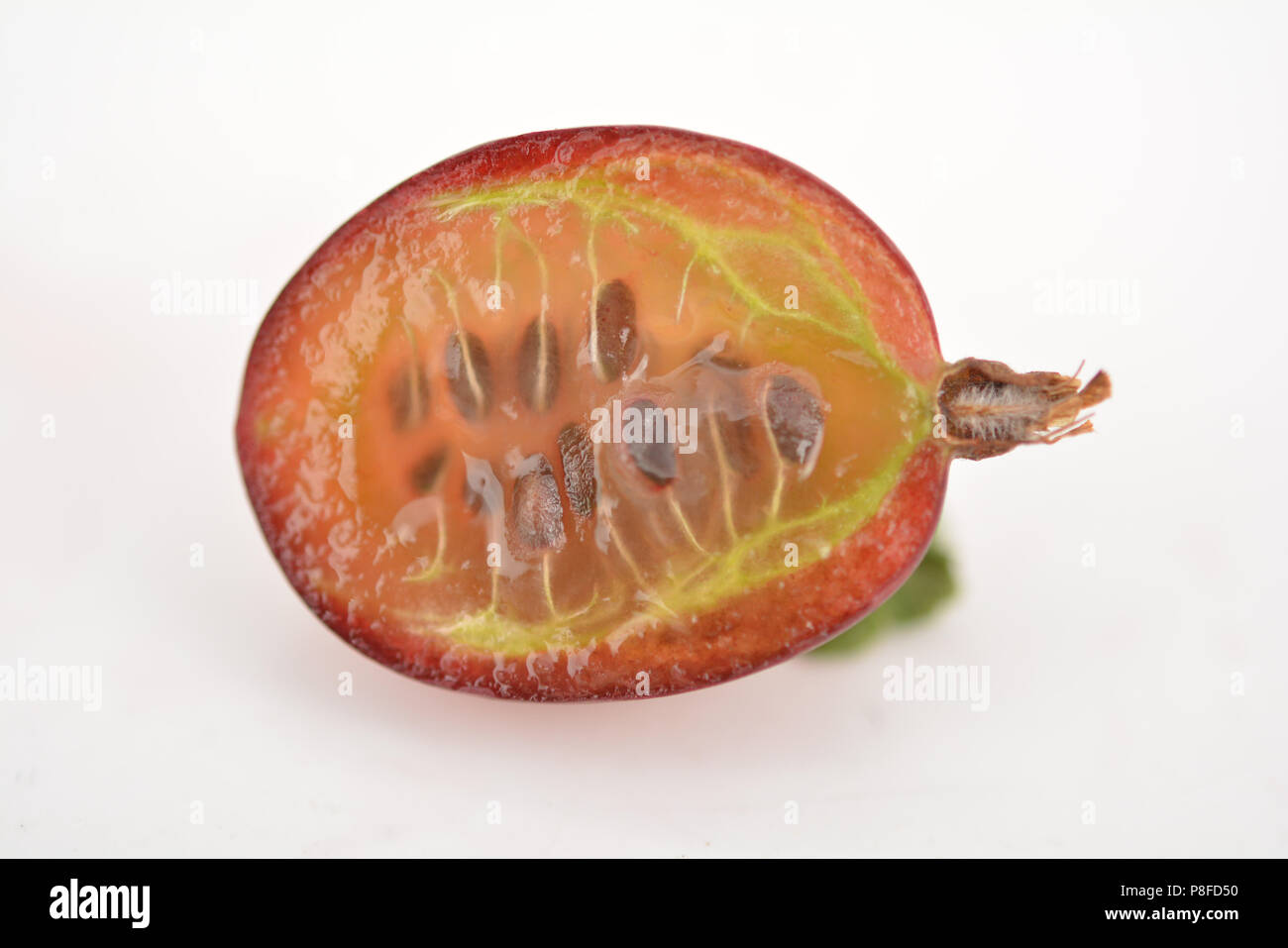 Red gooseberry Hinnonmäki, delicious inside with a tangy outer skin ...