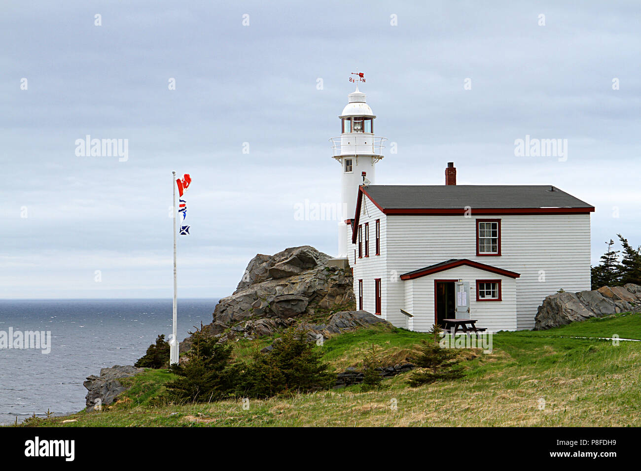 Travelogue, Travel Newfoundland, Canada, Lighthouse, Lightstation Stock ...