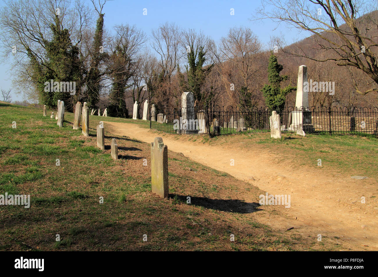The Harper Cemetery overlooks the picturesque town of Harpers Ferry and ...