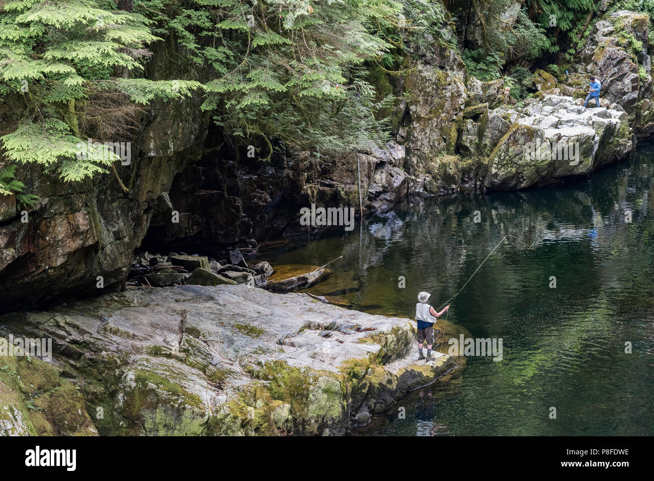 Capilano river fishing hi-res stock photography and images - Alamy
