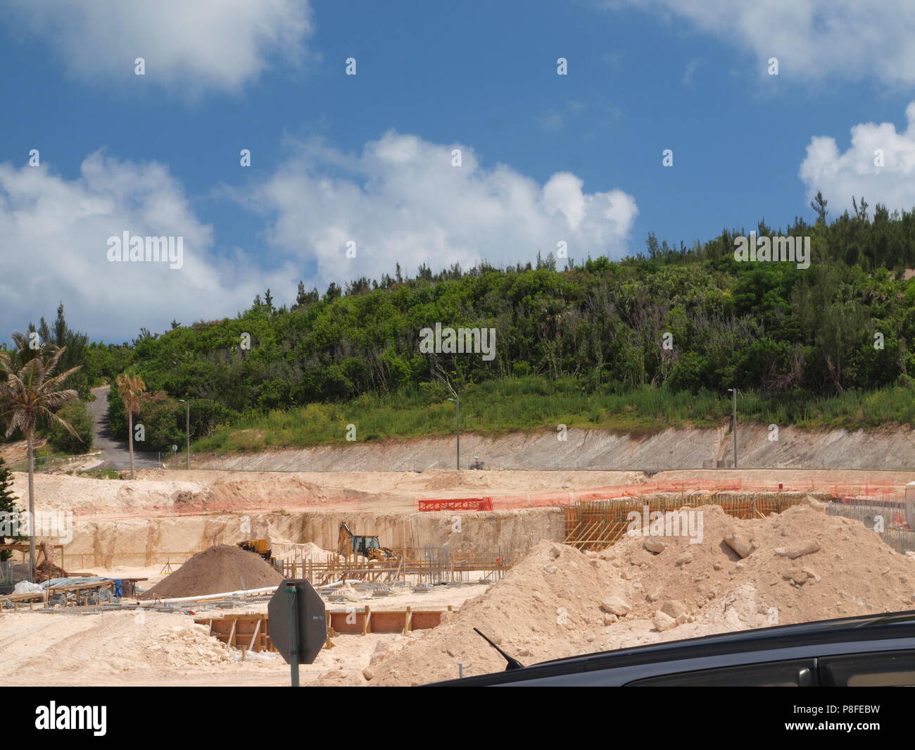 New hotel construction site in St. George, Bermuda, near Ft. St ...
