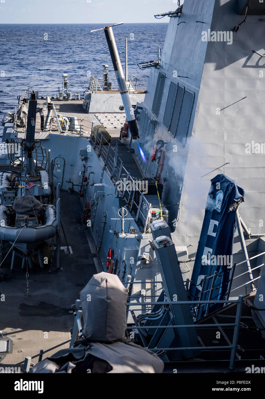 180710-N-LI768-1070 PACIFIC OCEAN (July 10, 2018) – The guided-missile ...