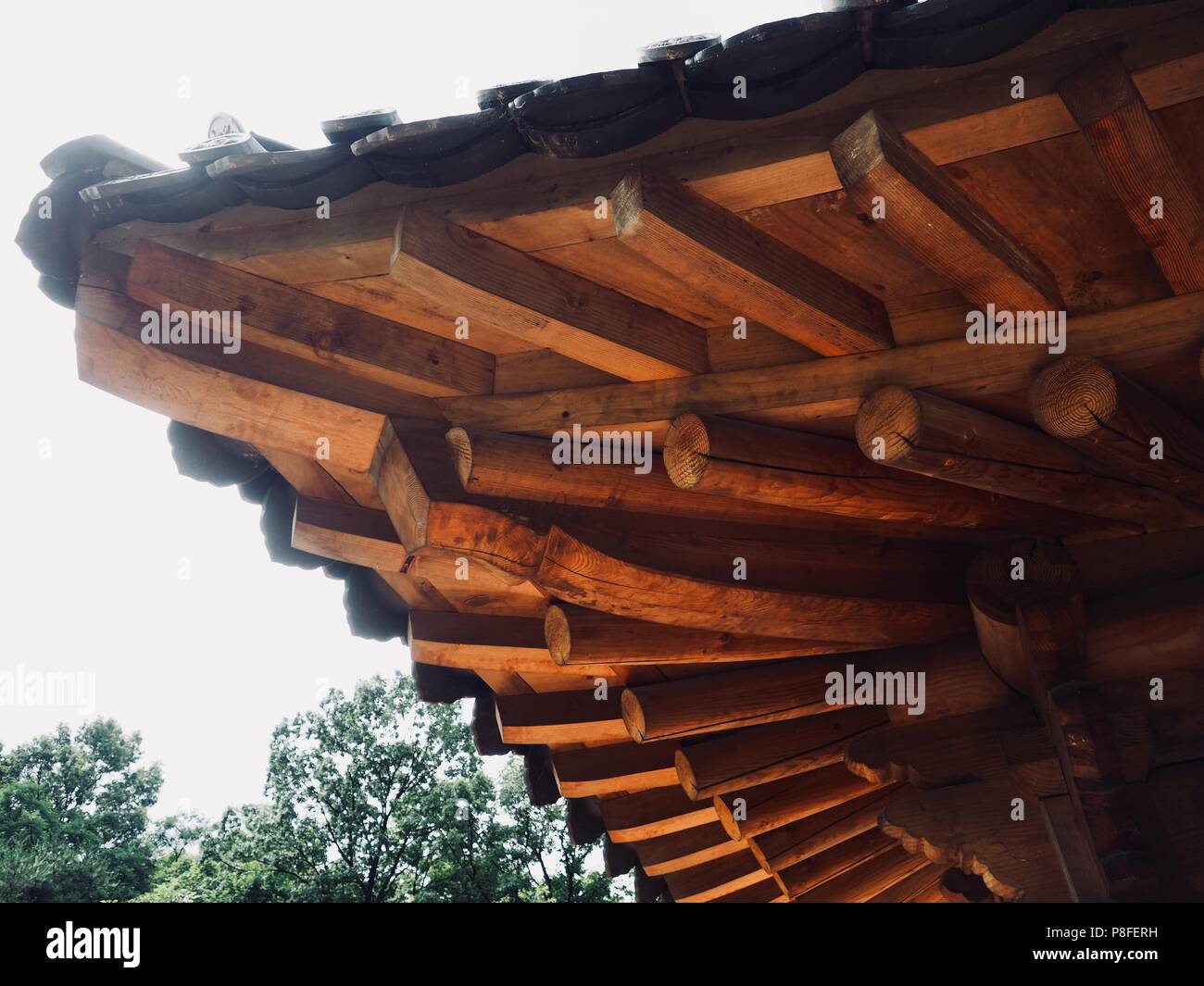 Traditional resting building in Korea Stock Photo - Alamy