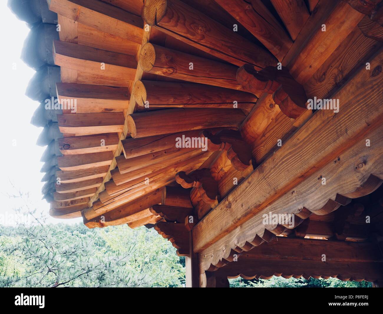 Traditional resting building in Korea Stock Photo - Alamy