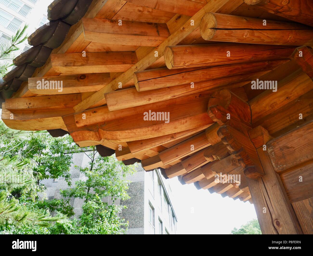 Traditional resting building in Korea Stock Photo - Alamy