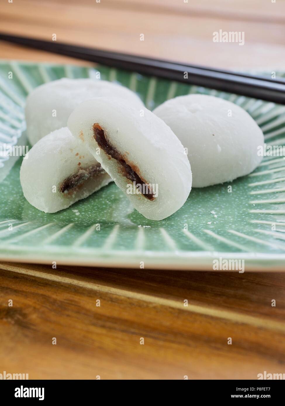 Taken in studio Asian traditional food glutinous rice cake Stock Photo ...