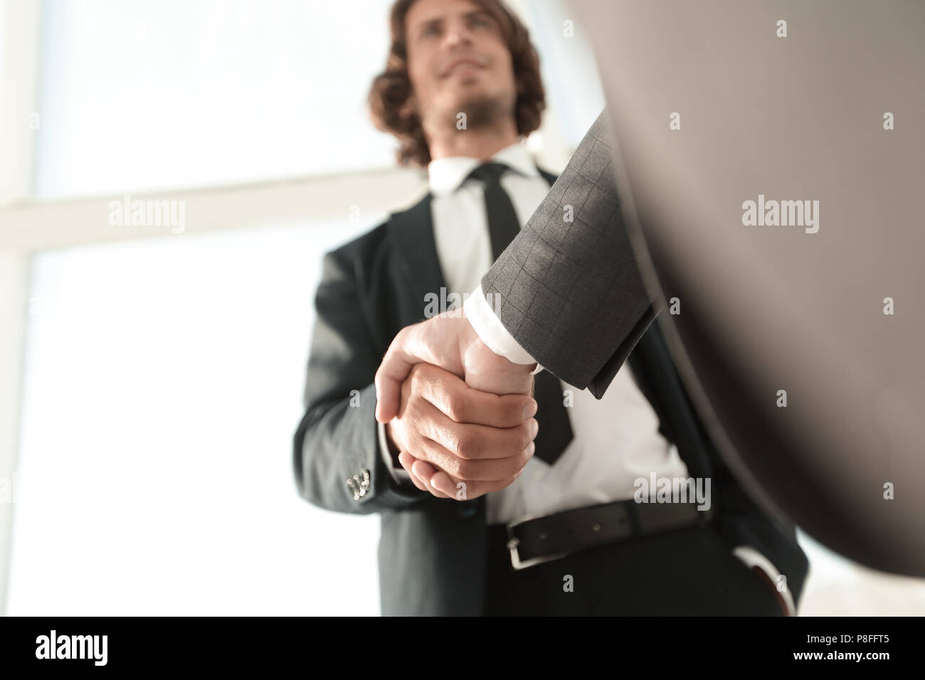 Effective negotiation with client. Business concept photo Stock Photo ...