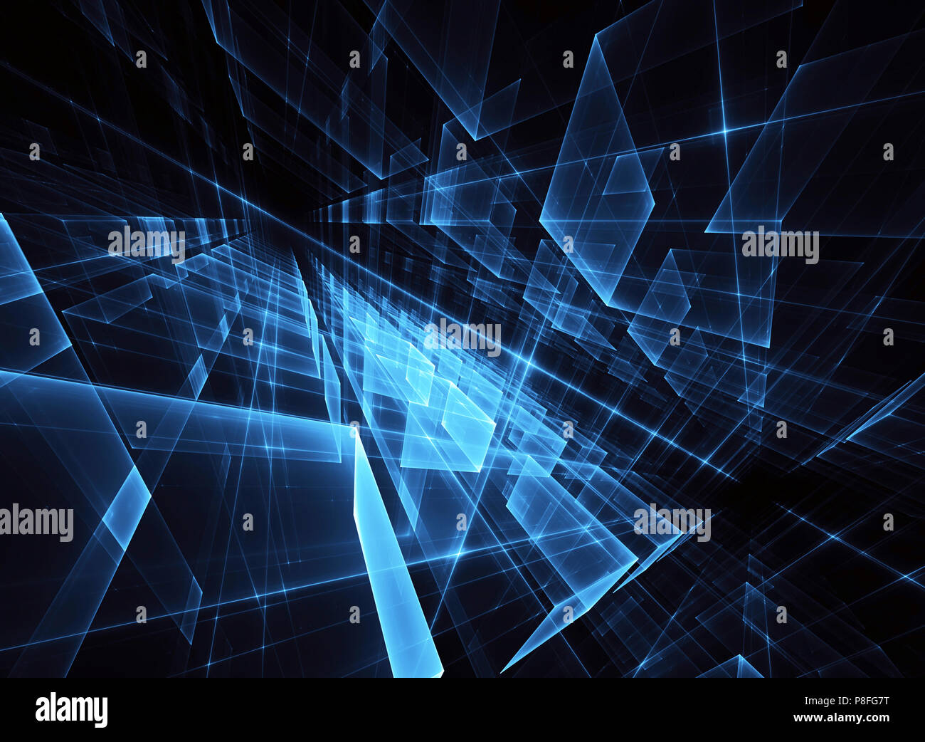 Abstract fractal patterns and shapes. Fractal texture. The colors in ...