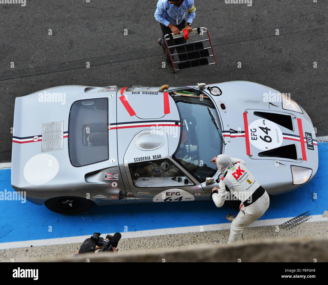 James Cottingham, Joe Twyman, Ford GT40 Mk1, plateau 4, Grid 4, 1962 ...