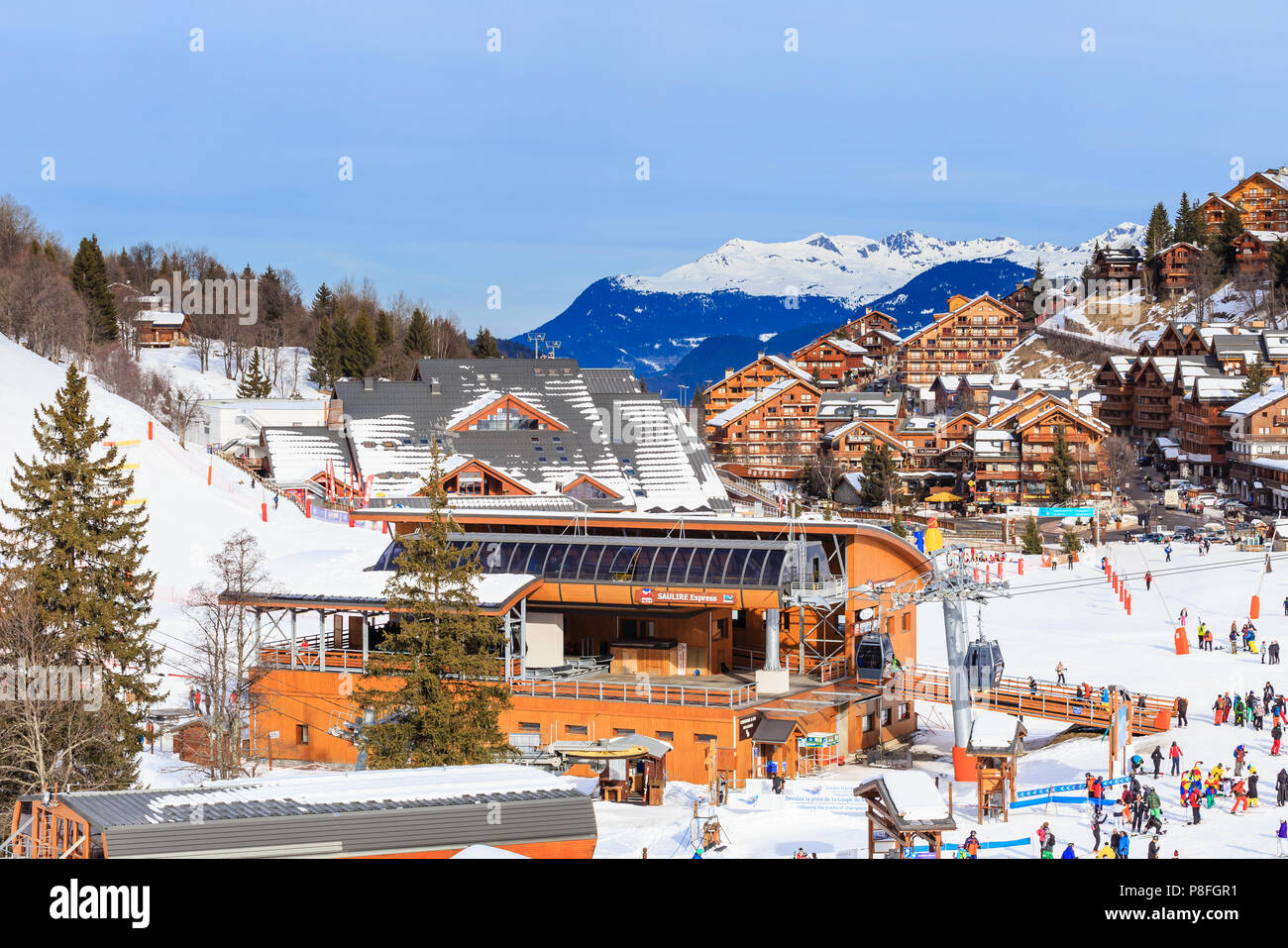 Meribel centre hi-res stock photography and images - Alamy
