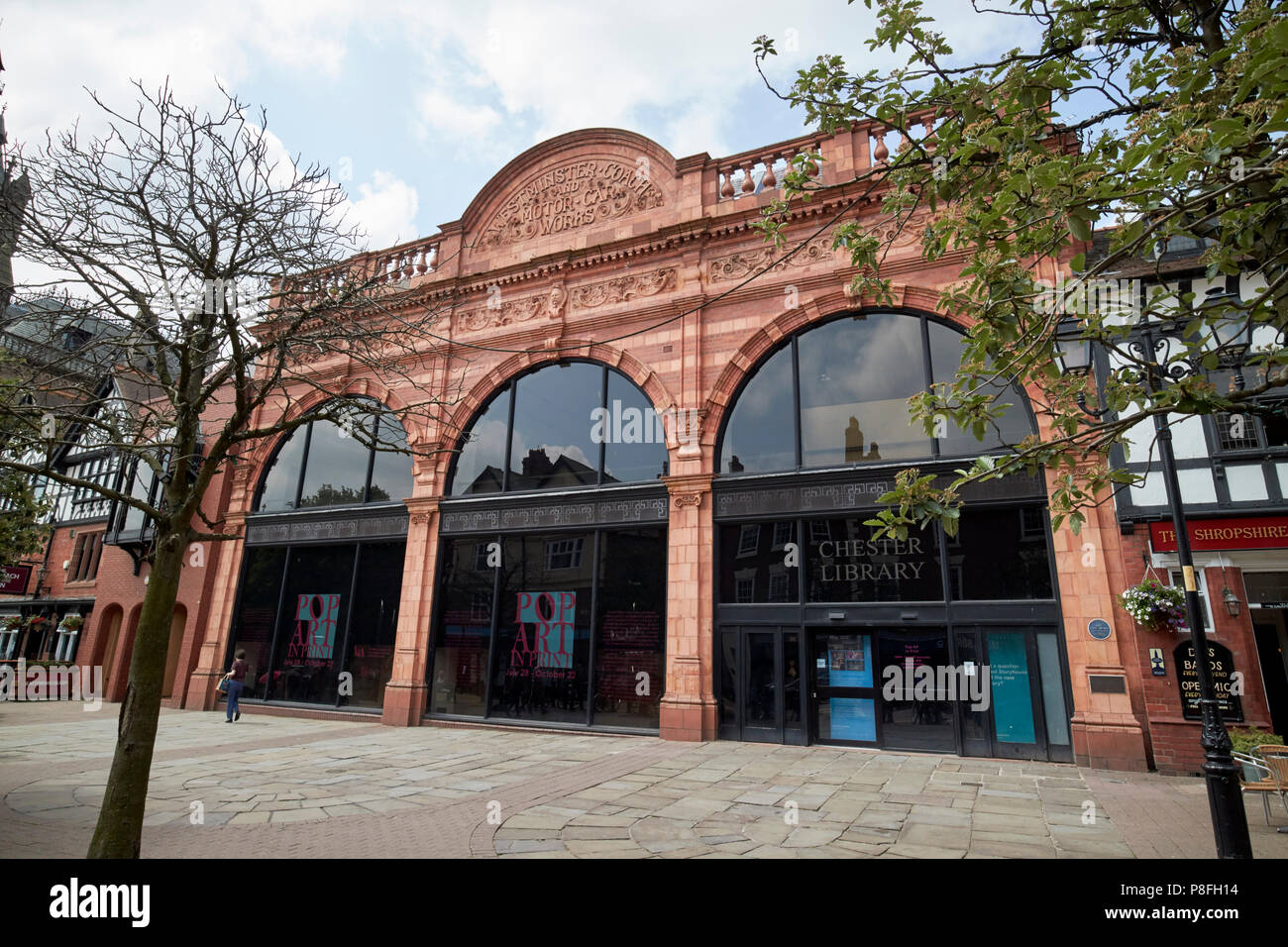 former Chester library in the old westminster coach and motor car works ...