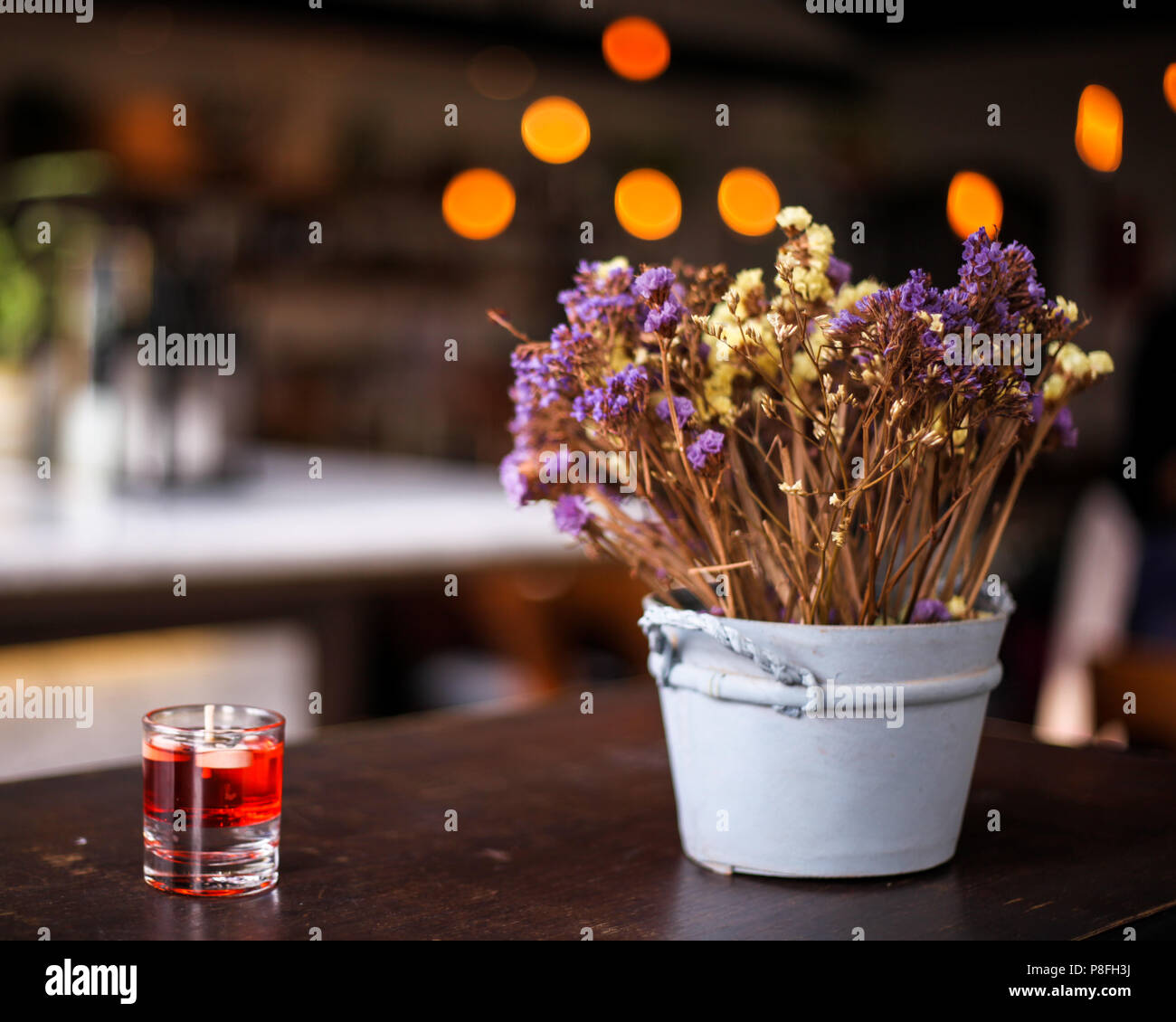Flower with bokeh background Stock Photo - Alamy
