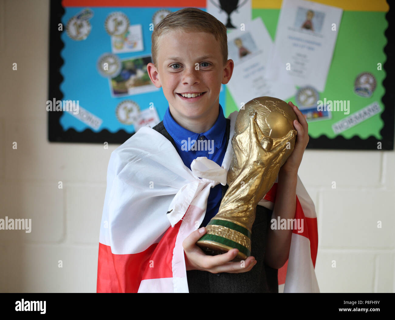 Year 6 pupil and captain of the school football team Harry Webster ...