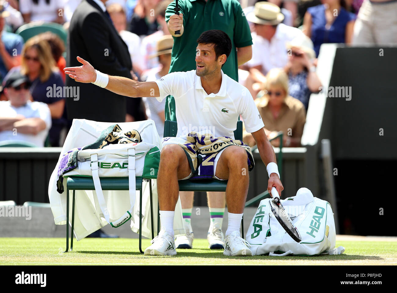 Wimbledon tennis championship umpire england hi-res stock photography ...
