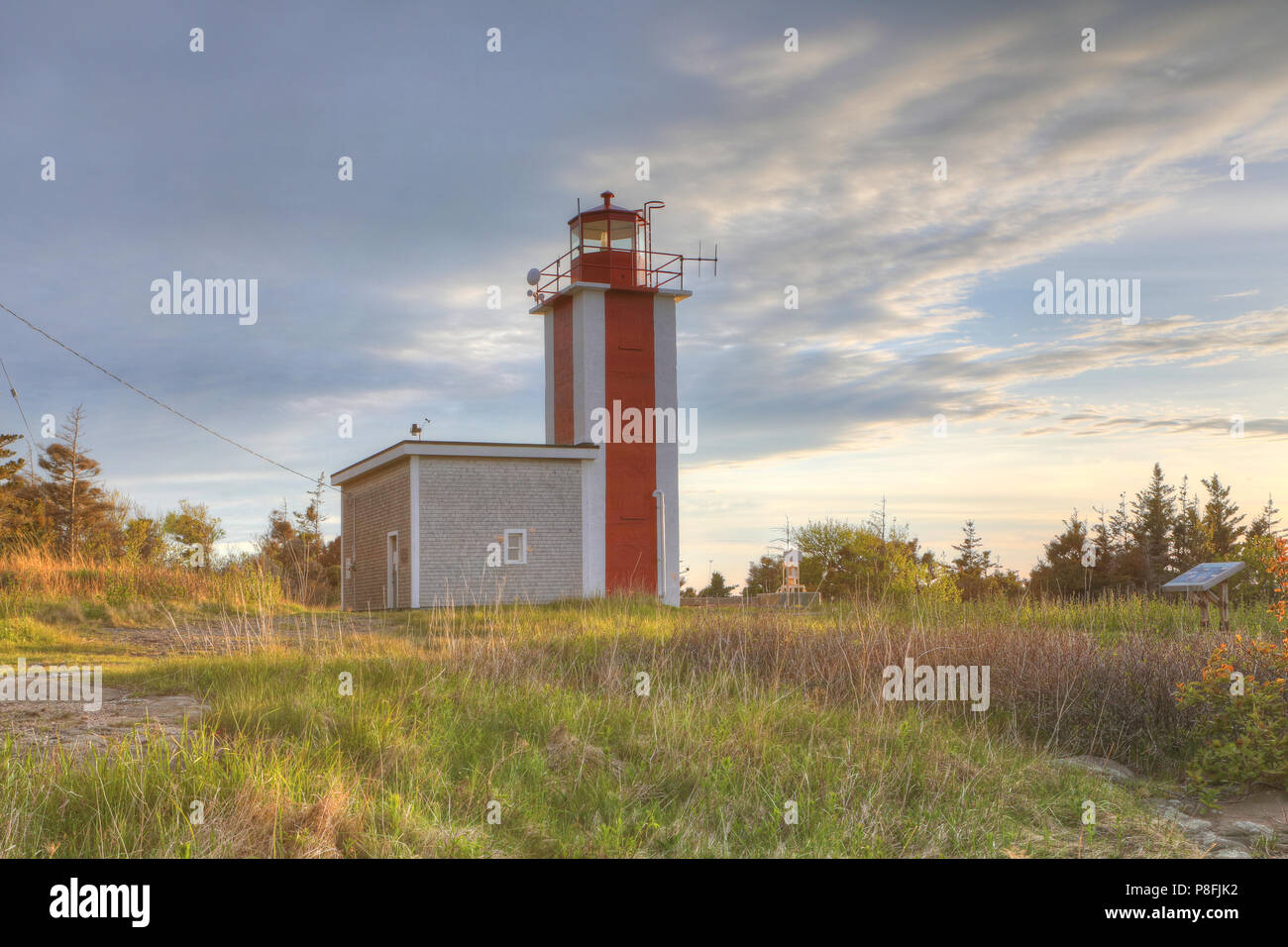 The Point Prim Lighthouse near Digby, Nova Scotia Stock Photo - Alamy