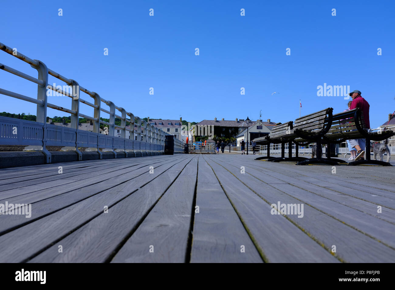 Beaumaris Pier, North Wales UK Stock Photo - Alamy