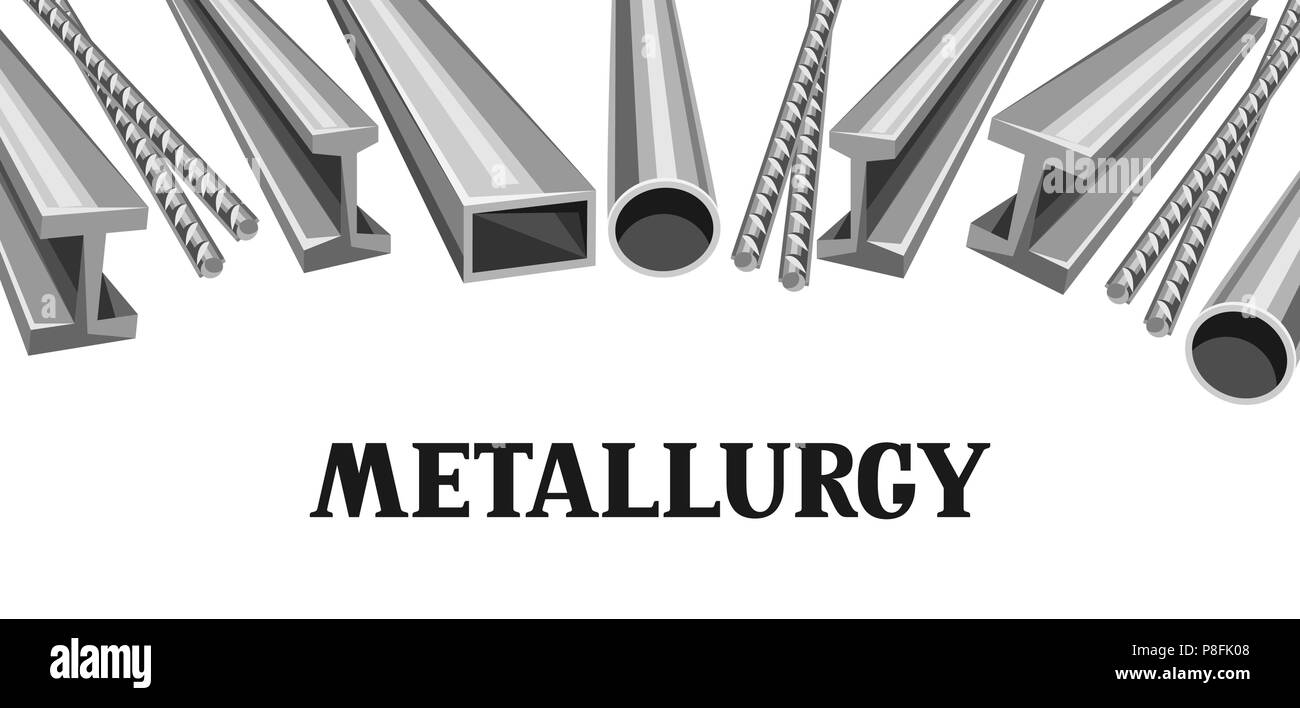 Rolled metal products banner Stock Vector Image & Art - Alamy