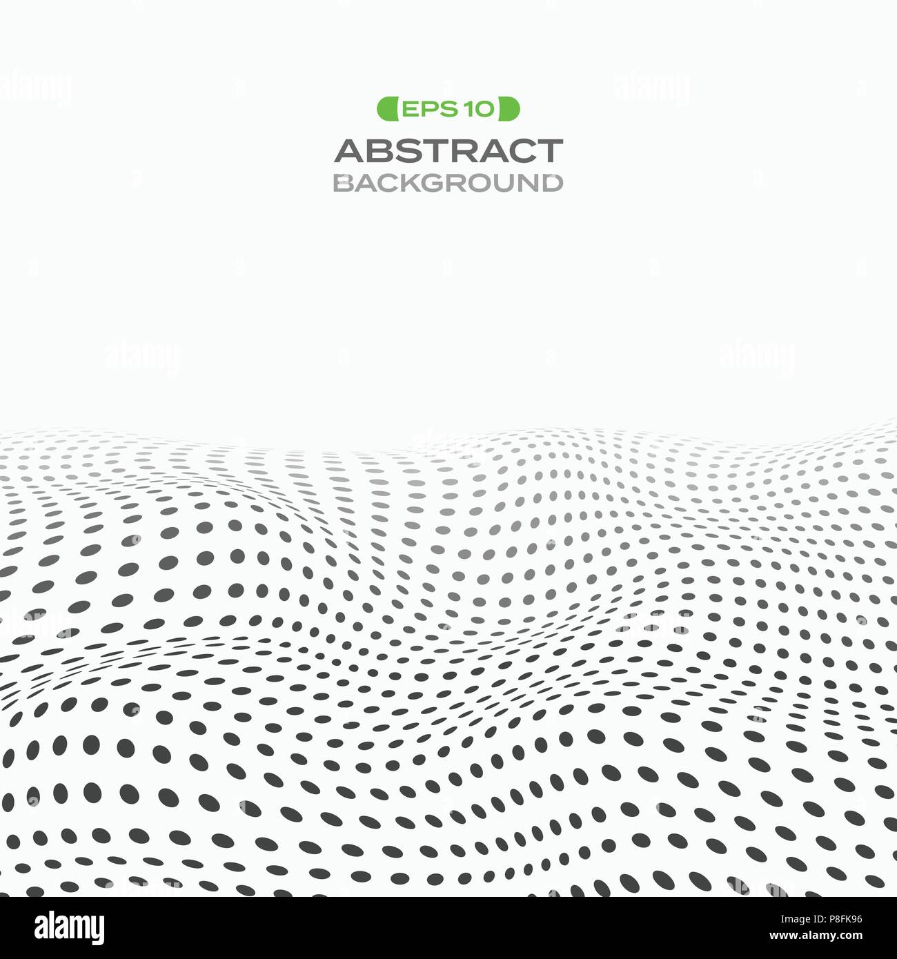 Abstract of multi dot in gray pattern background, illustration vector ...