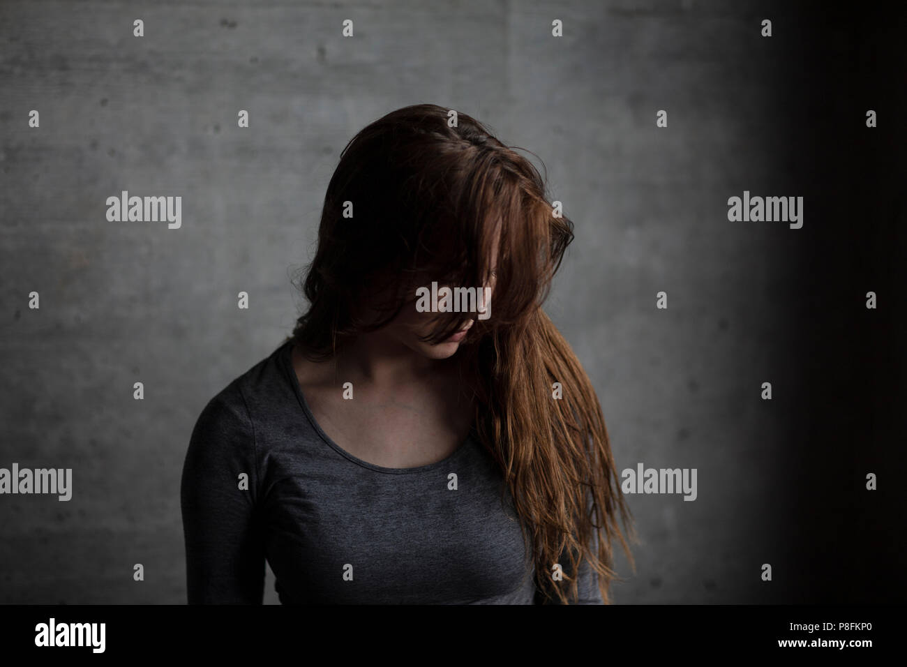 Behind female model hi-res stock photography and images - Alamy