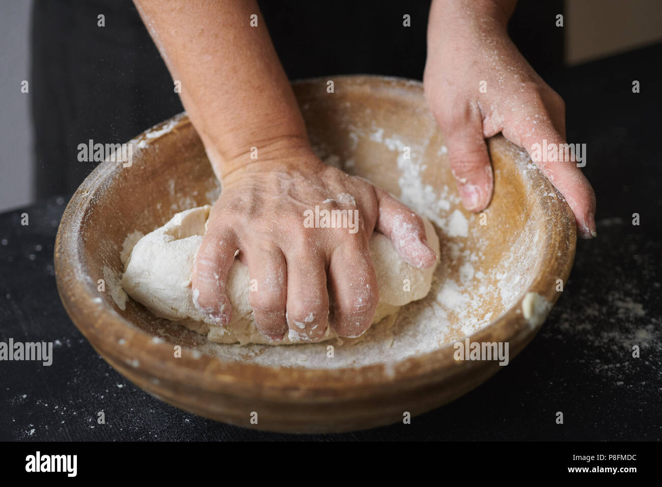 Male caucasian kneading knead hi-res stock photography and images - Alamy