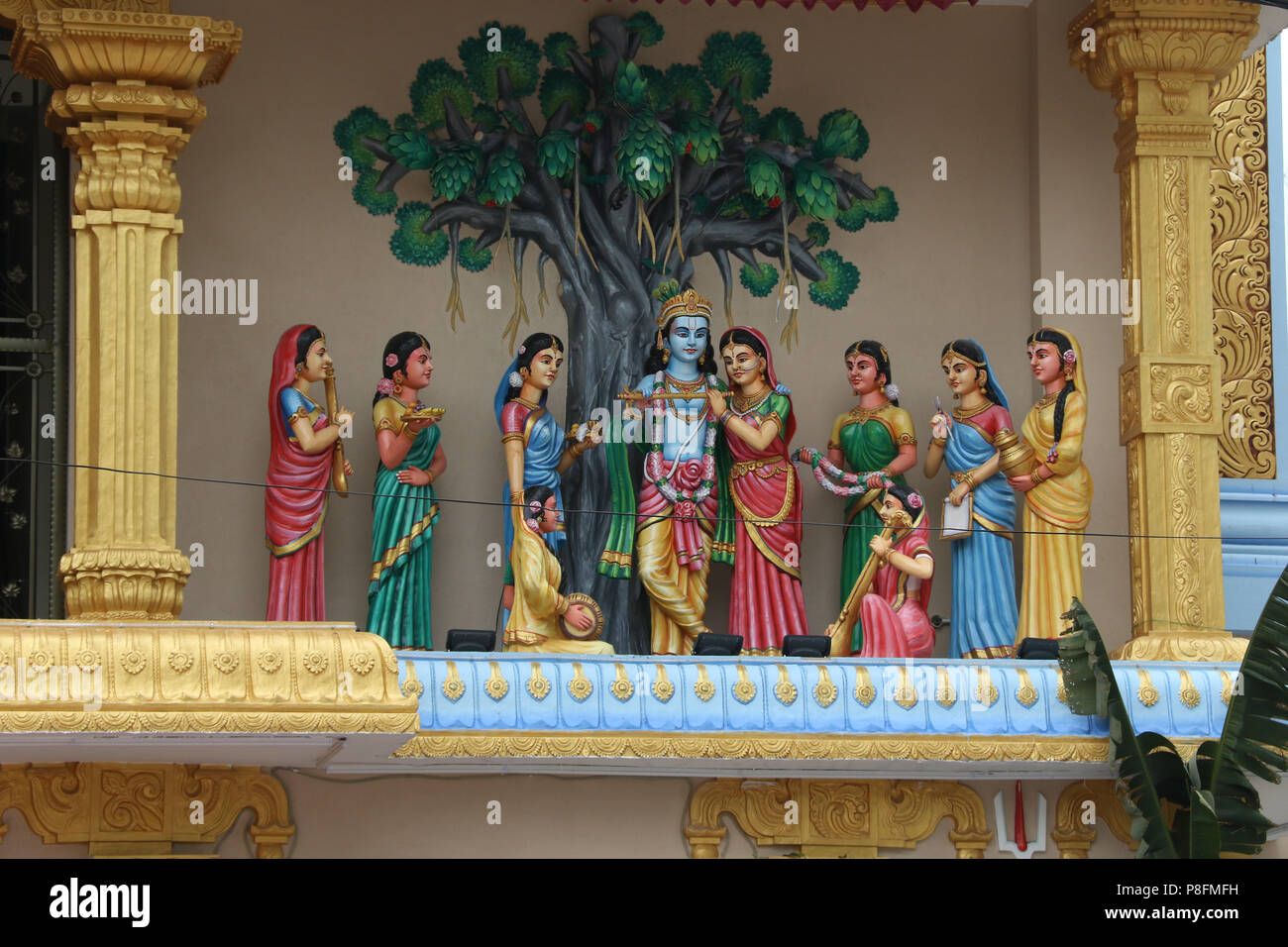 Sri Krishna Temple, Jalan Scott in Little India, Brickfields, Kuala ...