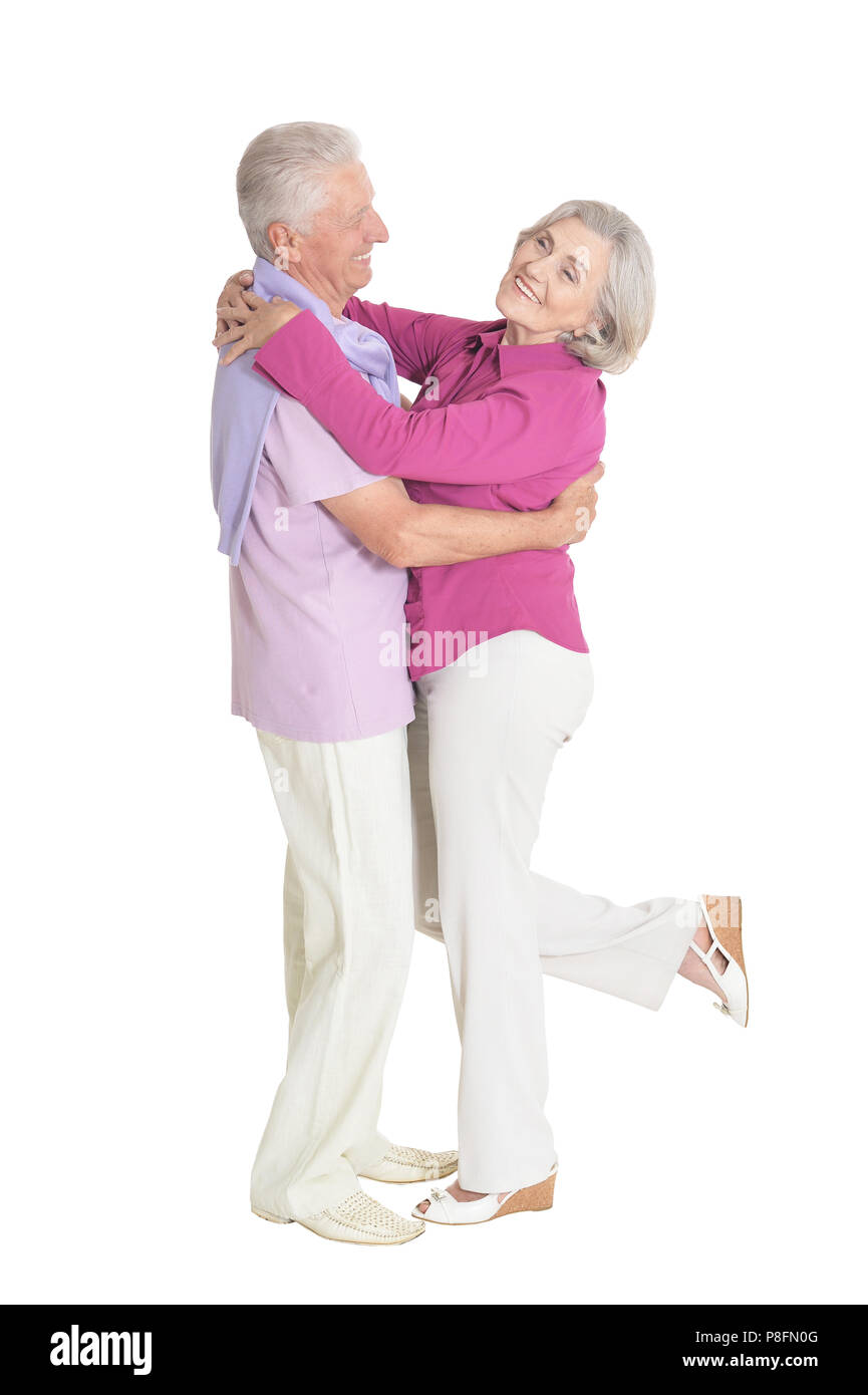 Pleasant senior older lady Cut Out Stock Images & Pictures - Alamy