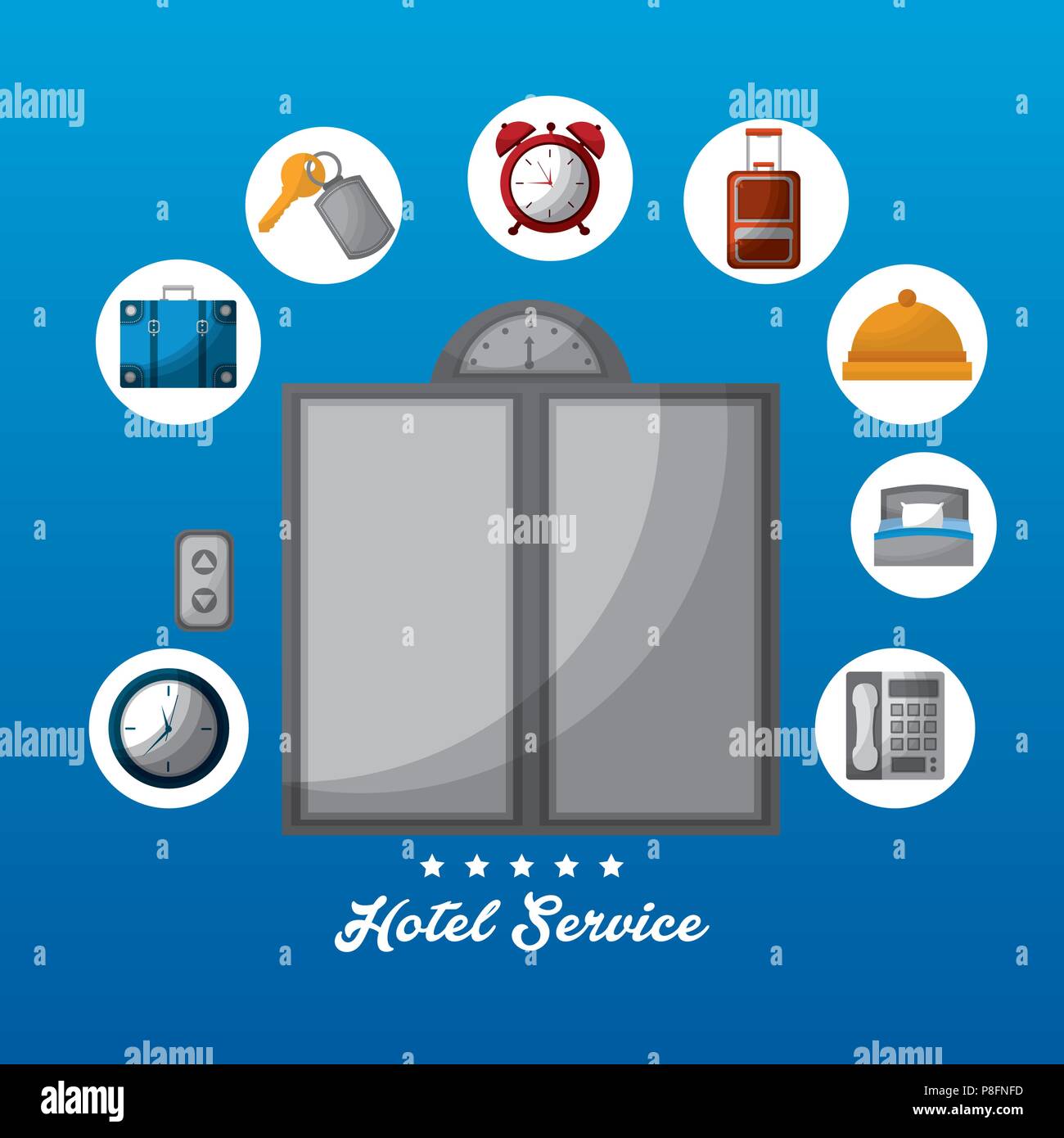 Inside hotel elevator Stock Vector Images - Alamy