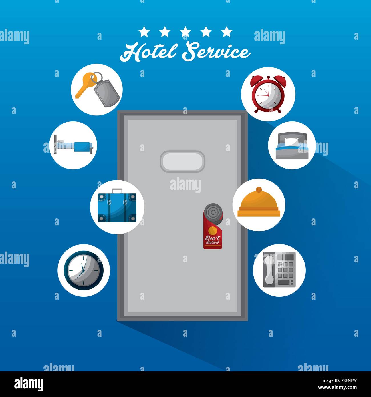 hotel building service Stock Vector Image & Art - Alamy