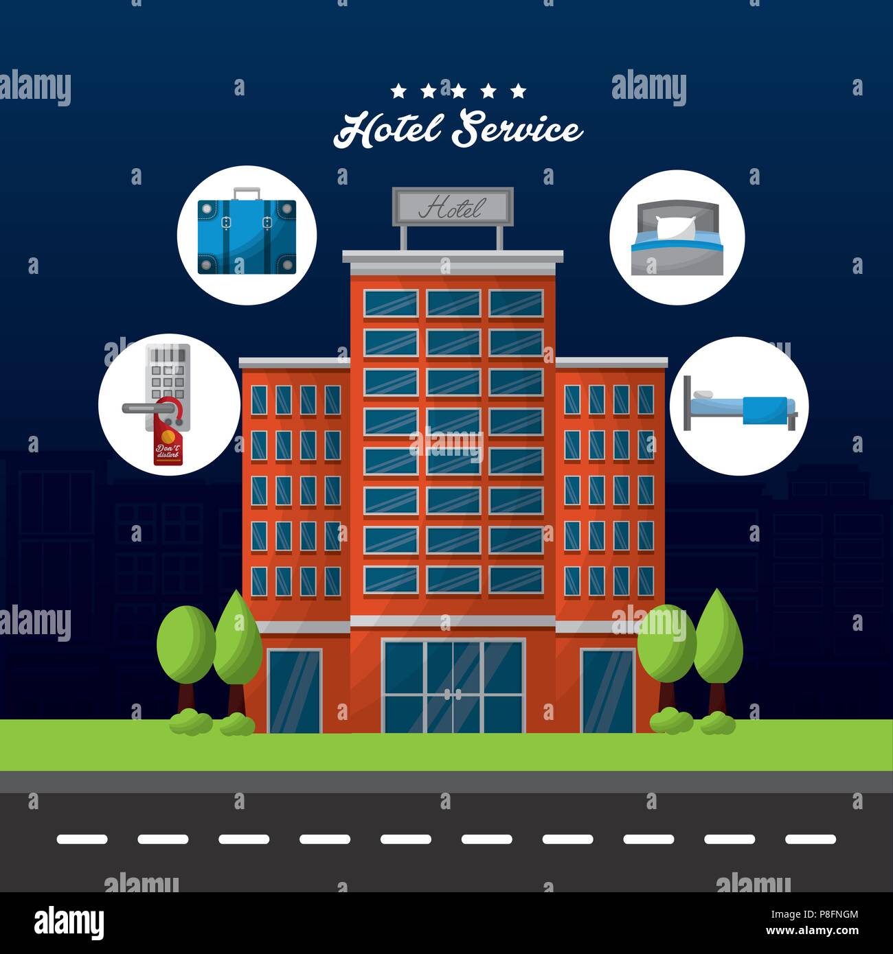 Star hotel interior Stock Vector Images - Alamy